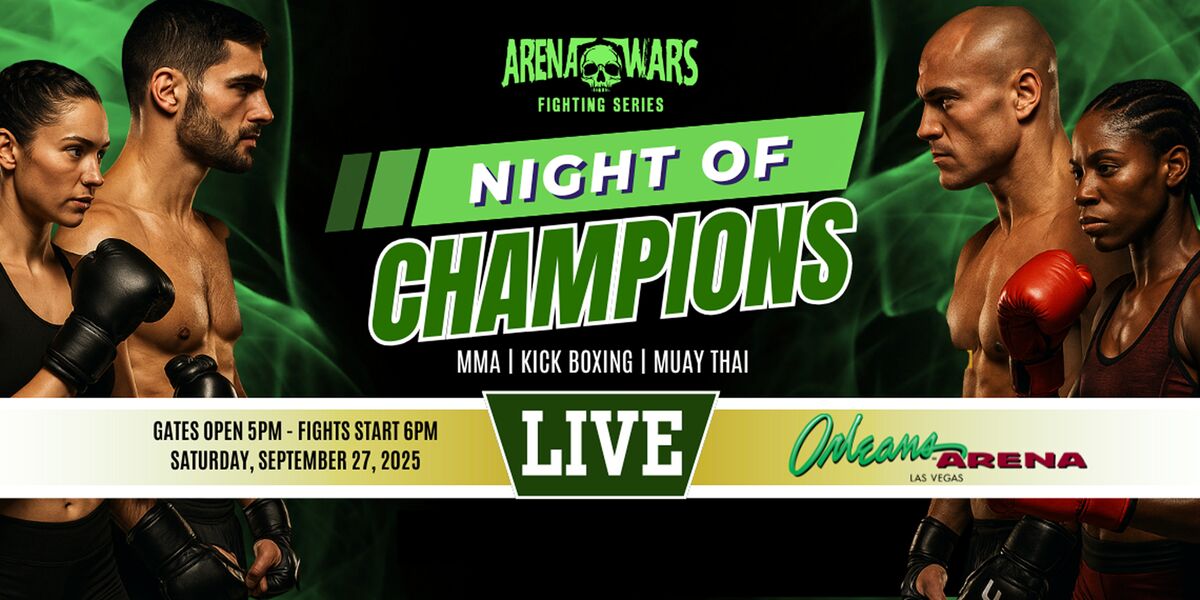 Arena Wars Fighting Series in Vegas - Tickets, Schedule & Info ...